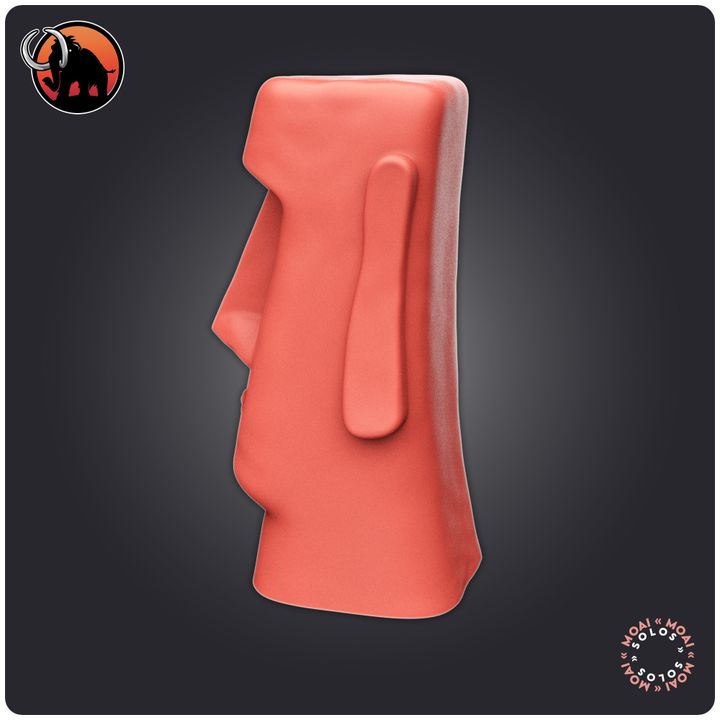 3D Printable Moai by Plastic Age