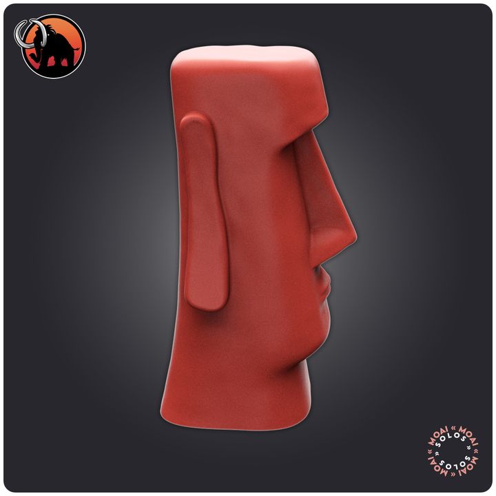 3D Printable Moai by Plastic Age