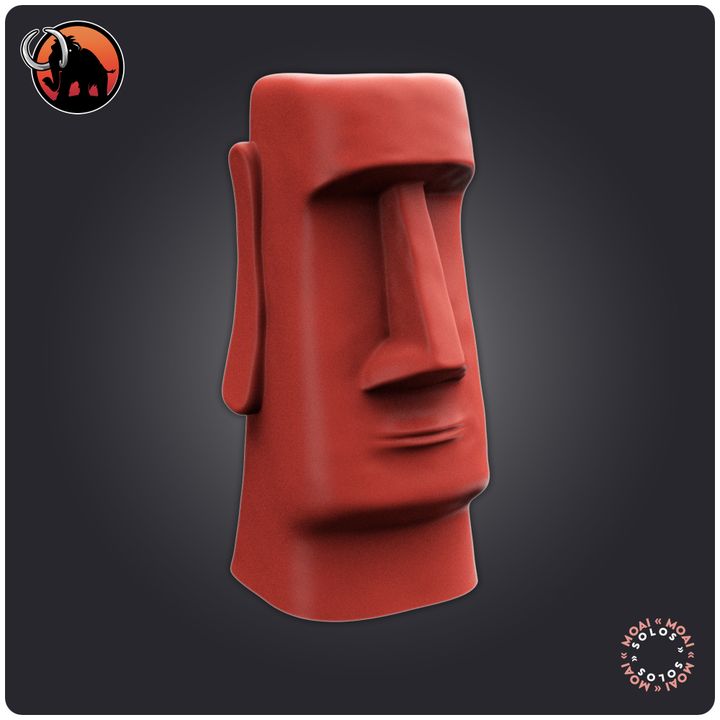 3D Printable Moai by Plastic Age