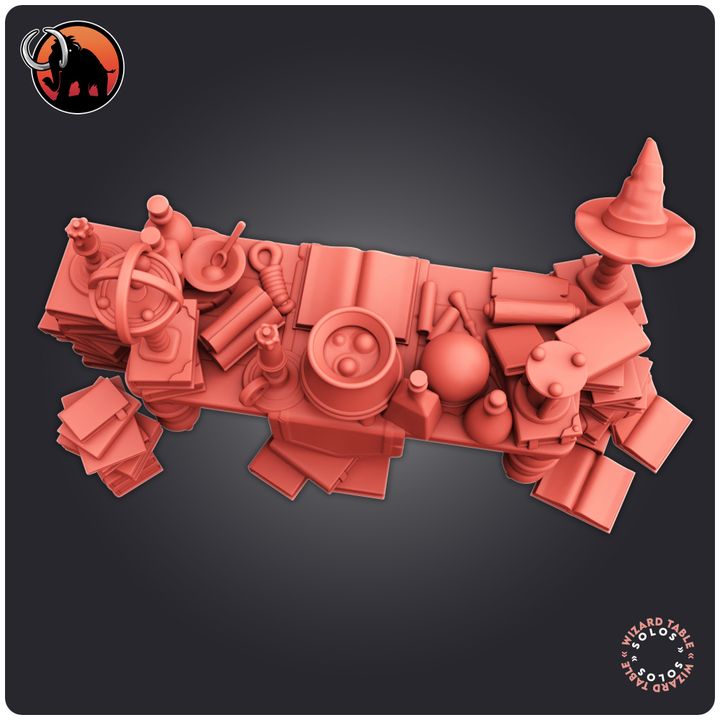 3D Printable Wizard Table by Plastic Age