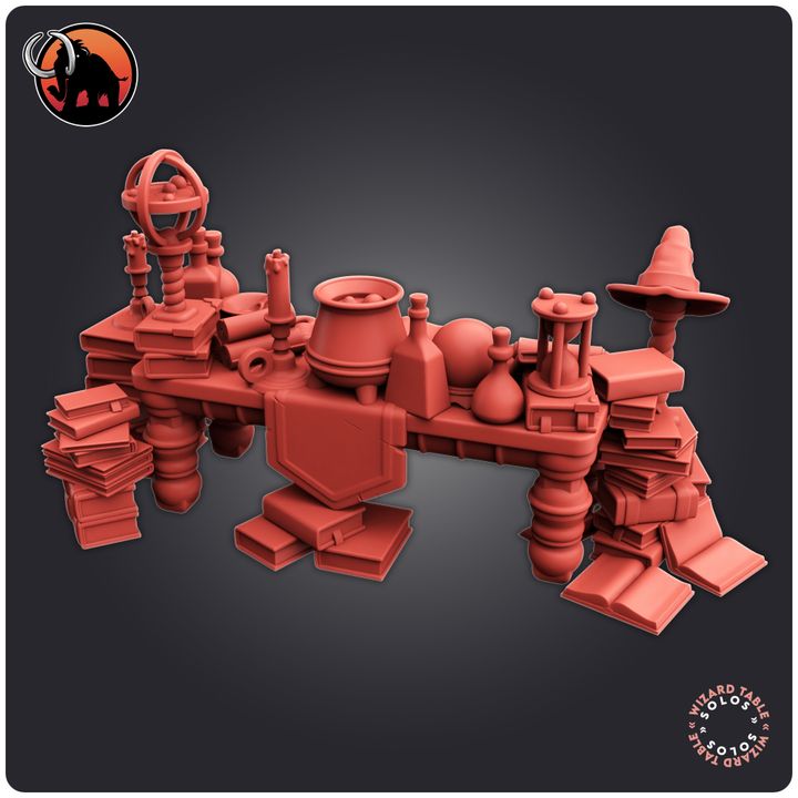 3D Printable Wizard Table by Plastic Age