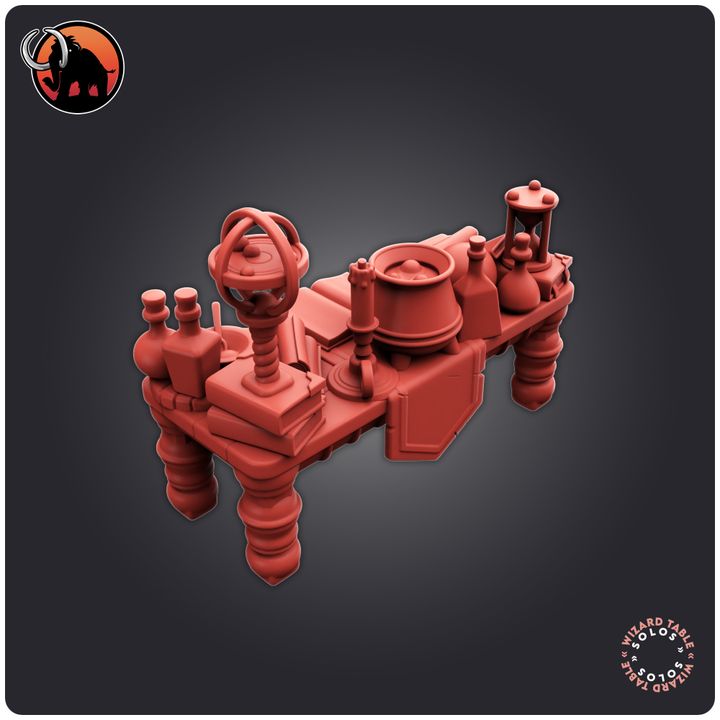 3D Printable Wizard Table by Plastic Age