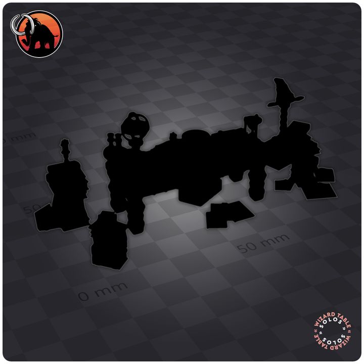 3D Printable Wizard Table by Plastic Age