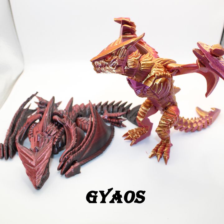 3D Printable gyaos by mario3d