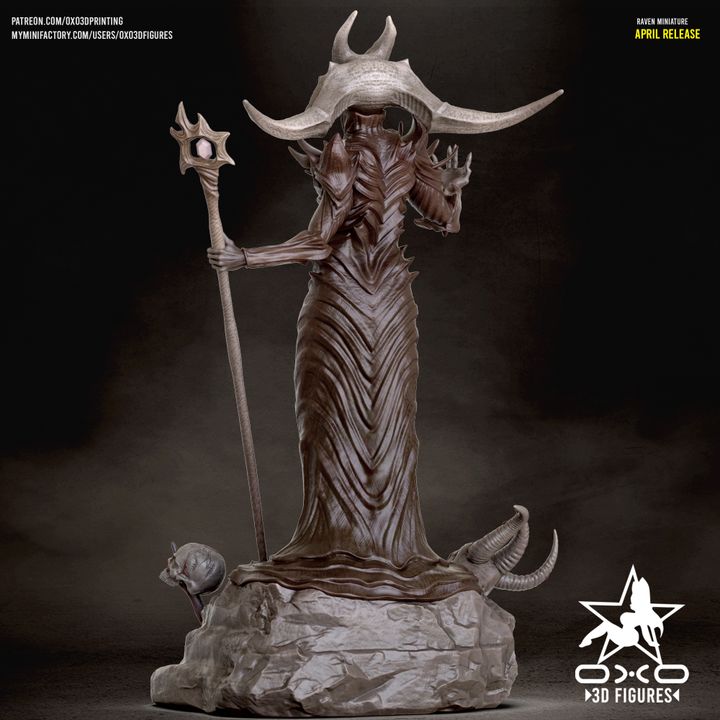 3D Printable Asmodeus Tabletop Miniature by OXO3D Figures