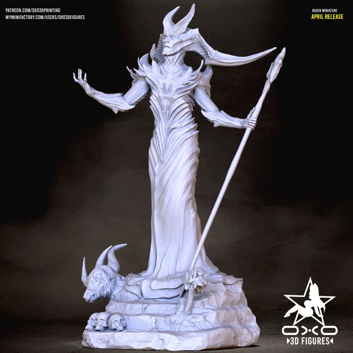 3D Printable Asmodeus Tabletop Miniature by OXO3D Figures