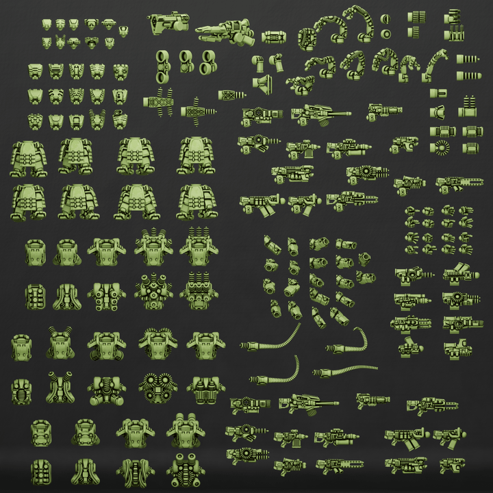 3D Printable Demeter energy weapons unit by Crimson Steel Mechworks