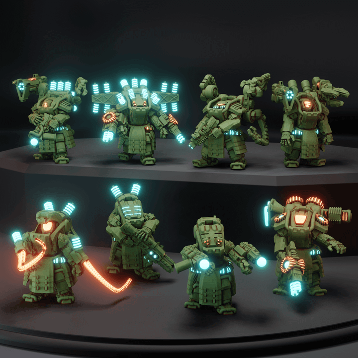 3D Printable Demeter energy weapons unit by Crimson Steel Mechworks