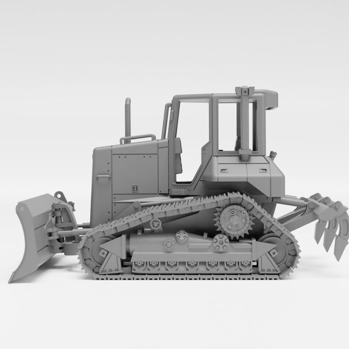 3D Printable Cat D5N XL - H0 Scale dozer model kit by ScaleHQ