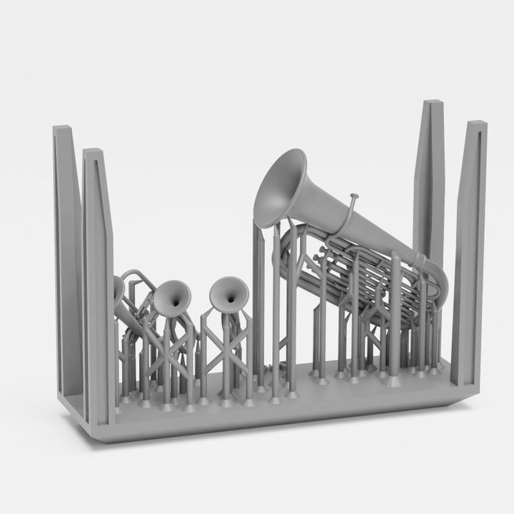 3D Printable Musical Instruments pack - 1/35 diorama accessories ...