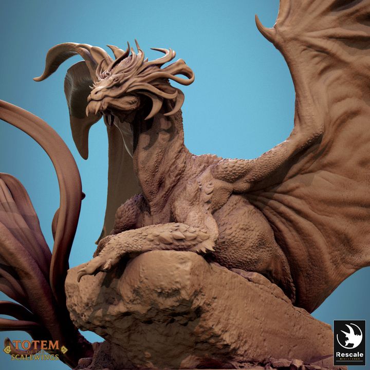 3D Printable Metallic Brass Dragon - 2024 Redesign Stance by Rescale ...