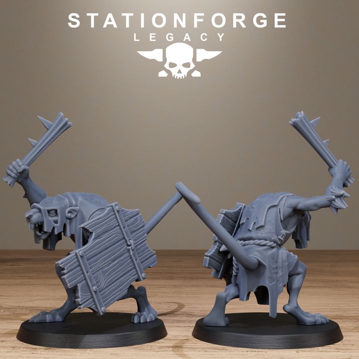 3D Printable Rotfang Melee Infantry by StationForge Legacy
