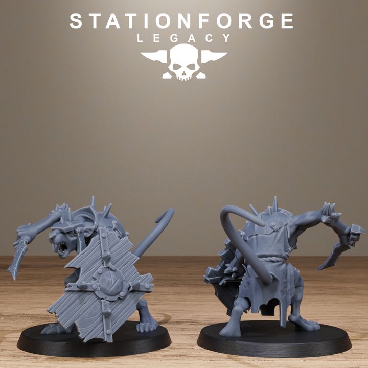 3D Printable Rotfang Melee Infantry by StationForge Legacy