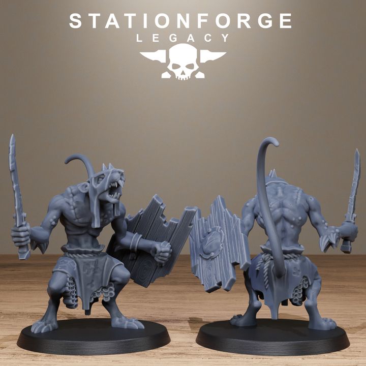 3D Printable Rotfang Melee Infantry by StationForge Legacy