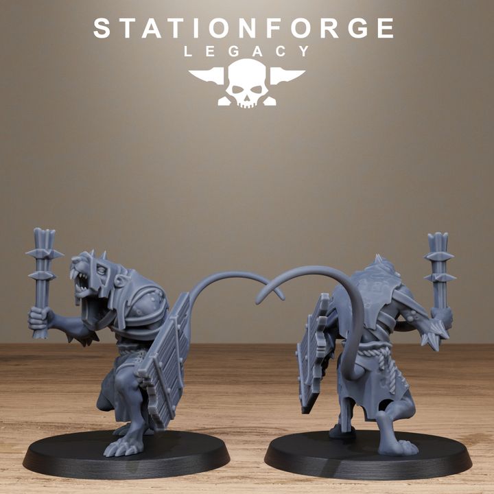 3D Printable Rotfang Melee Infantry by StationForge Legacy