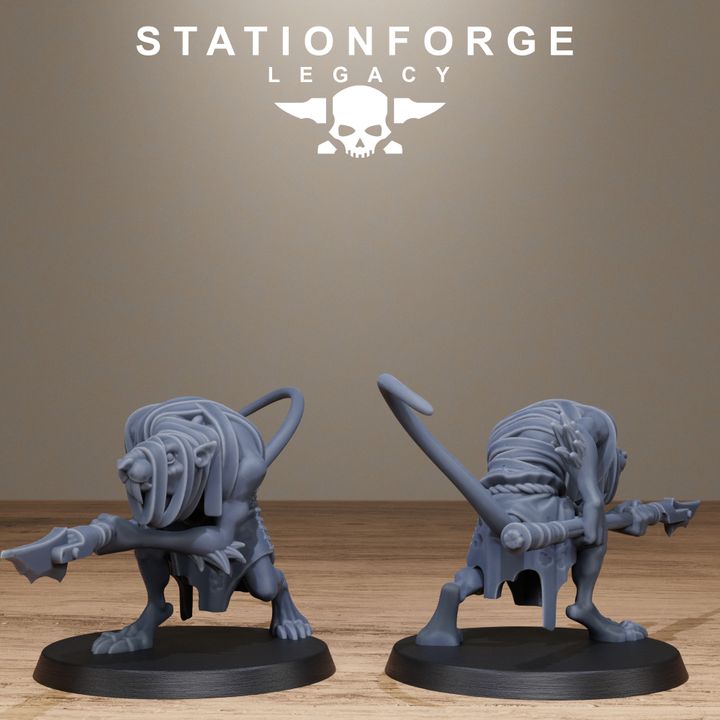 3D Printable Rotfang Melee Infantry by StationForge Legacy