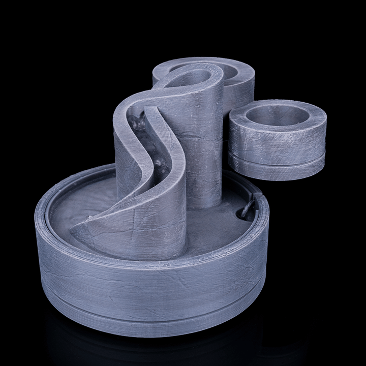 3D Printable Current Calm Tabletop Fountain & Planter by Stlflix