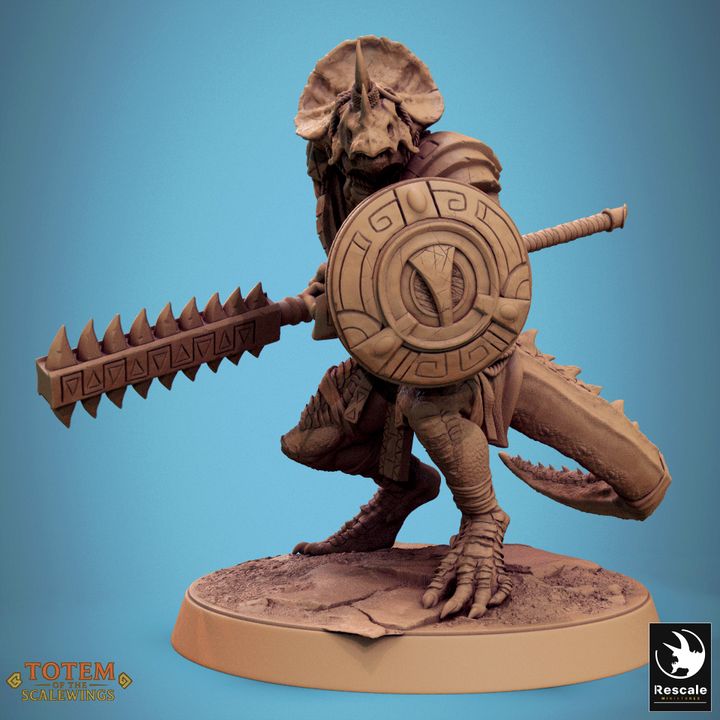 3D Printable Pack Lizardman Grimscale by Rescale Miniatures