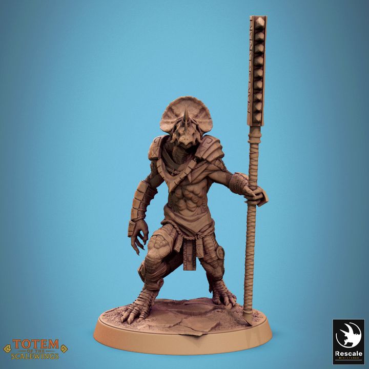 3D Printable Pack Lizardman Grimscale by Rescale Miniatures