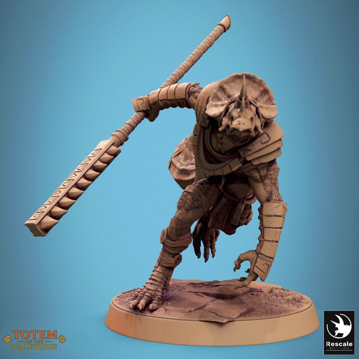 3D Printable Pack Lizardman Grimscale by Rescale Miniatures