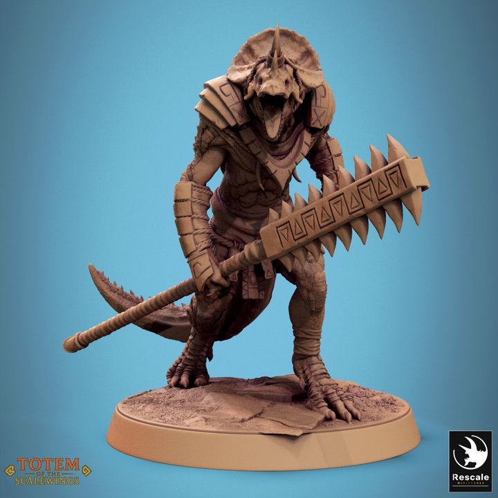 3D Printable Pack Lizardman Grimscale by Rescale Miniatures