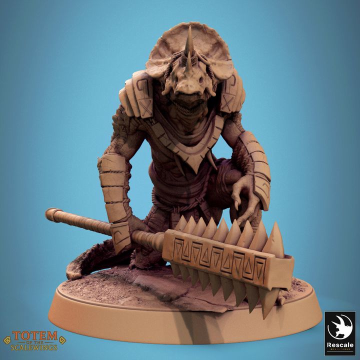 3D Printable Pack Lizardman Grimscale by Rescale Miniatures