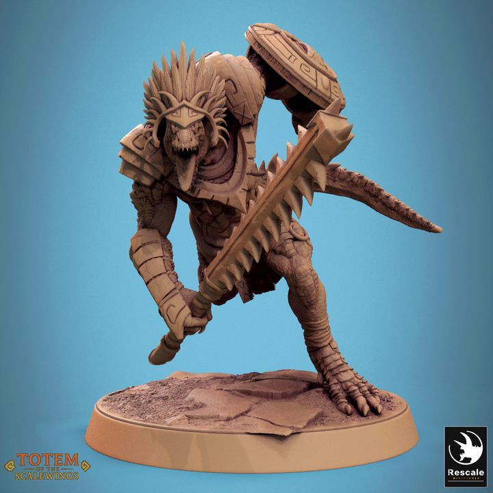 3D Printable Pack Lizardman Grimscale by Rescale Miniatures