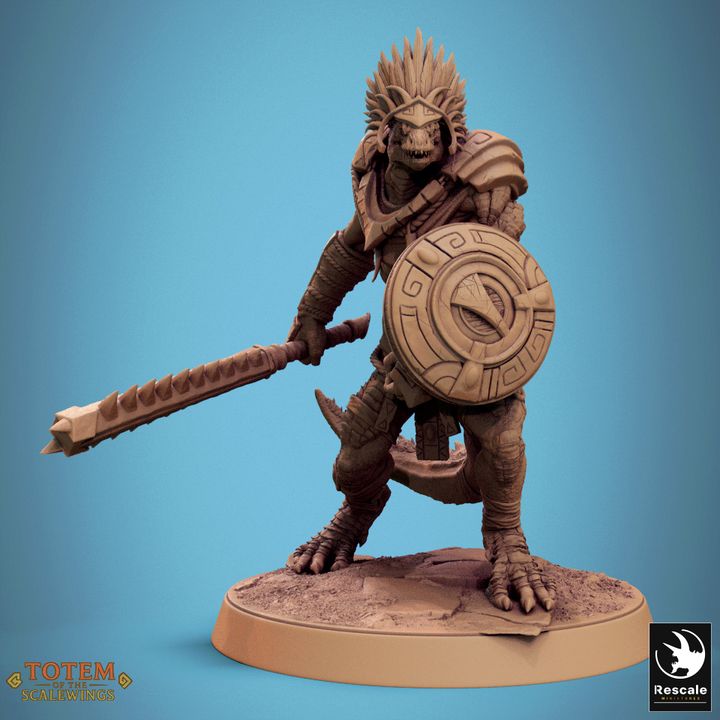 3D Printable Pack Lizardman Grimscale by Rescale Miniatures