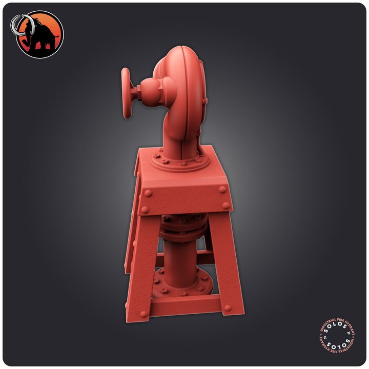 3D Printable Industrial Fire Hydrant by Plastic Age