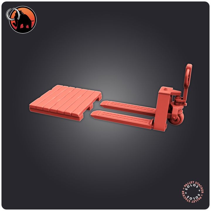 3D Printable Pallet Stacker by Plastic Age