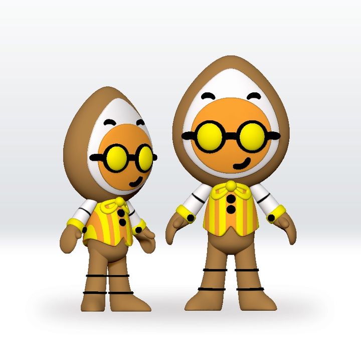 3D Printable Eggson STL file 3D Model,Eggson Dandy world 3D Model ...