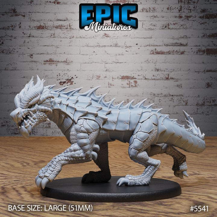 3D Printable Ambush Drake Set / Mountain Dragon Beast / Magical Mount ...