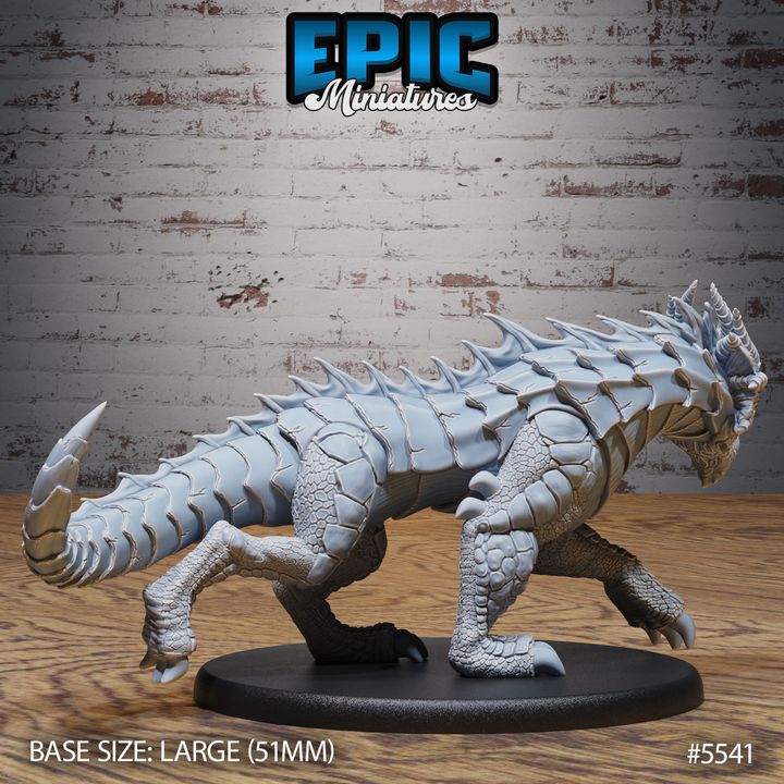 3D Printable Ambush Drake Set / Mountain Dragon Beast / Magical Mount ...