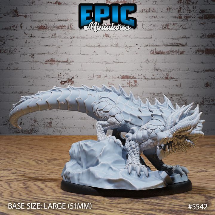 3D Printable Ambush Drake Set / Mountain Dragon Beast / Magical Mount ...
