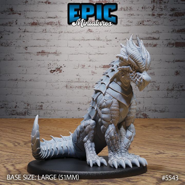 3D Printable Ambush Drake Set / Mountain Dragon Beast / Magical Mount ...
