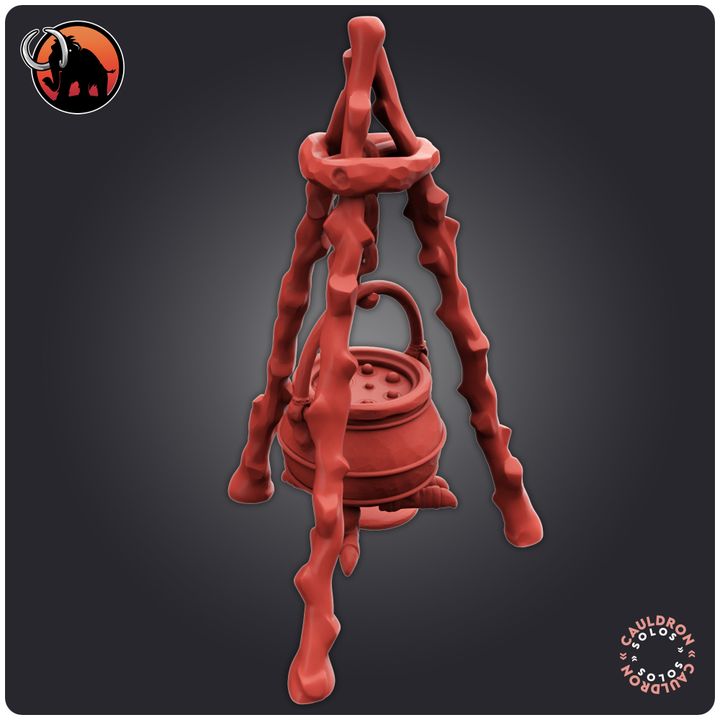 3D Printable Cauldron by Plastic Age