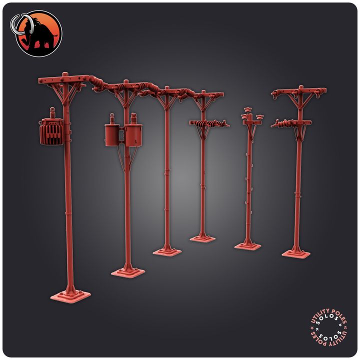 3D Printable Utility Poles by Plastic Age