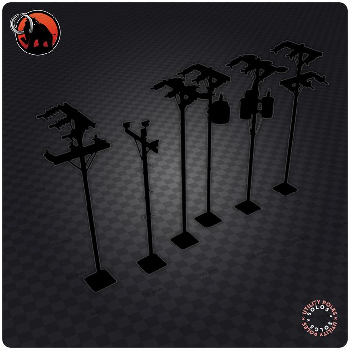 3D Printable Utility Poles by Plastic Age