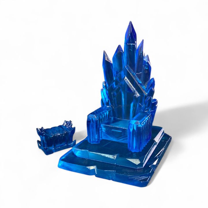 3D Printable Ice Throne by Tiny Furniture