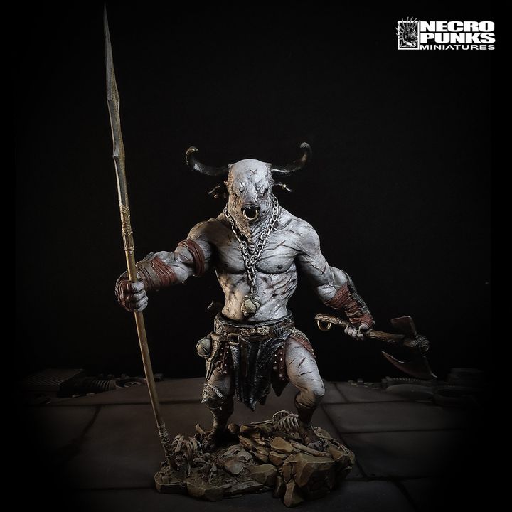 3D Printable TAURUS - 32 and 75mm by Necropunks Miniatures