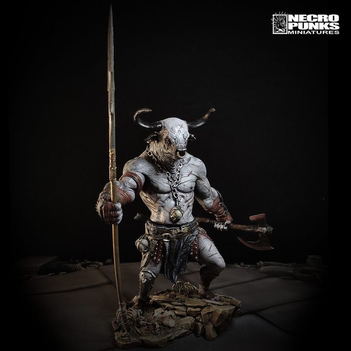 3D Printable TAURUS - 32 and 75mm by Necropunks Miniatures