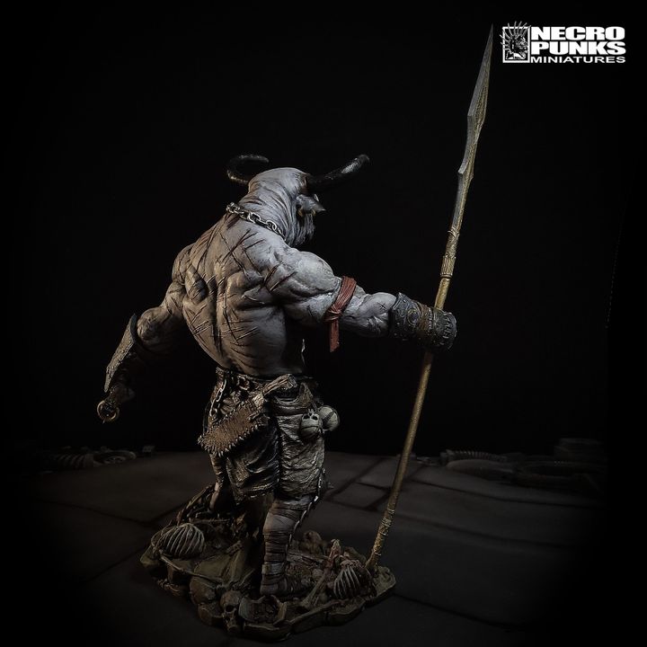 3D Printable TAURUS - 32 and 75mm by Necropunks Miniatures