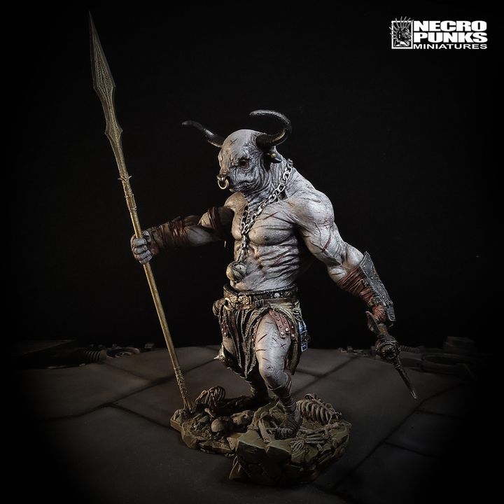 3D Printable TAURUS - 32 and 75mm by Necropunks Miniatures