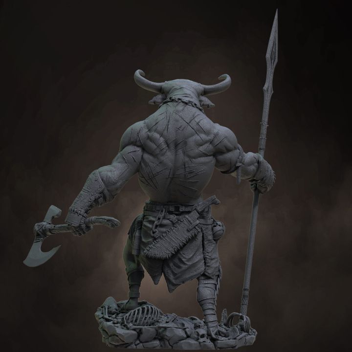 3D Printable TAURUS - 32 and 75mm by Necropunks Miniatures