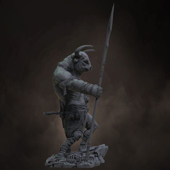 3D Printable TAURUS - 32 and 75mm by Necropunks Miniatures