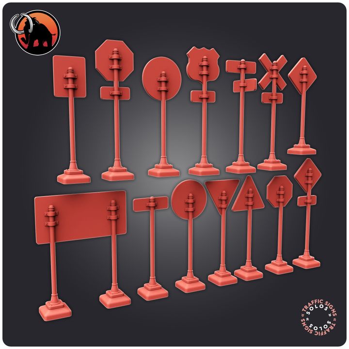 3D Printable Traffic Signs by Plastic Age