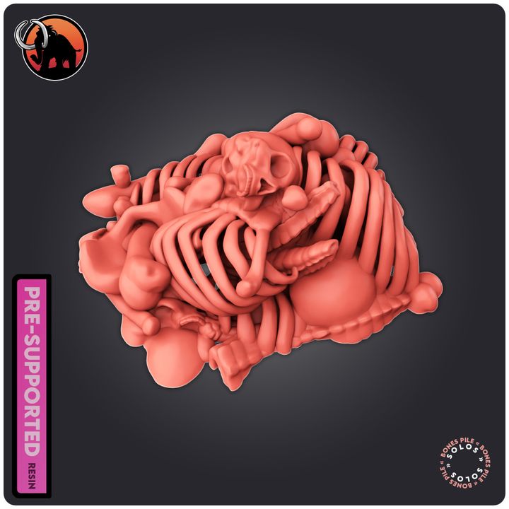 3D Printable Bones Pile by Plastic Age