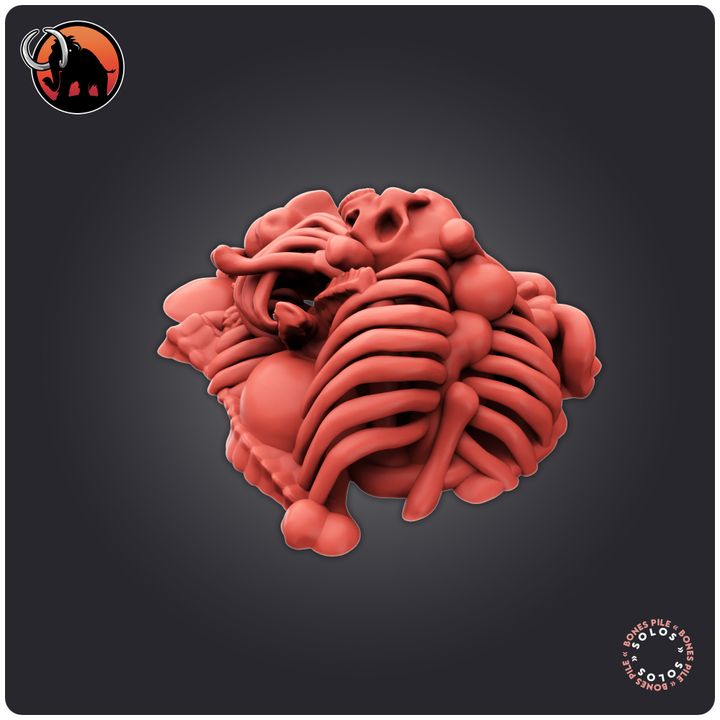 3D Printable Bones Pile by Plastic Age