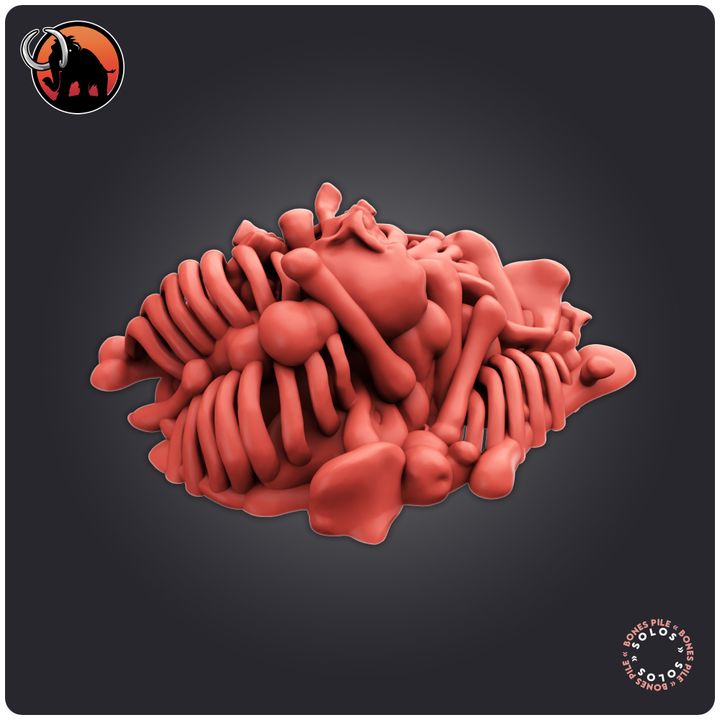 3D Printable Bones Pile by Plastic Age