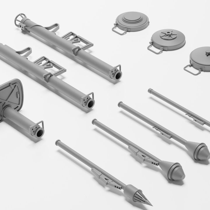 3D Printable German WWII Anti-Tank Weapons - Panzerfausts ...